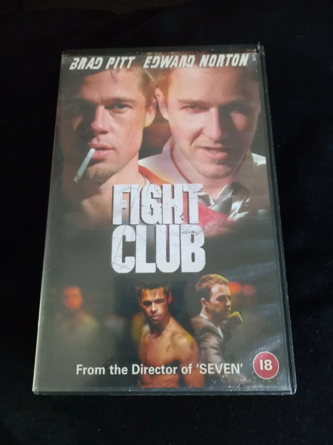 FIGHT CLUB, BIG Box Ex Rental, VHS Video (1999, Director, David Fincher ...