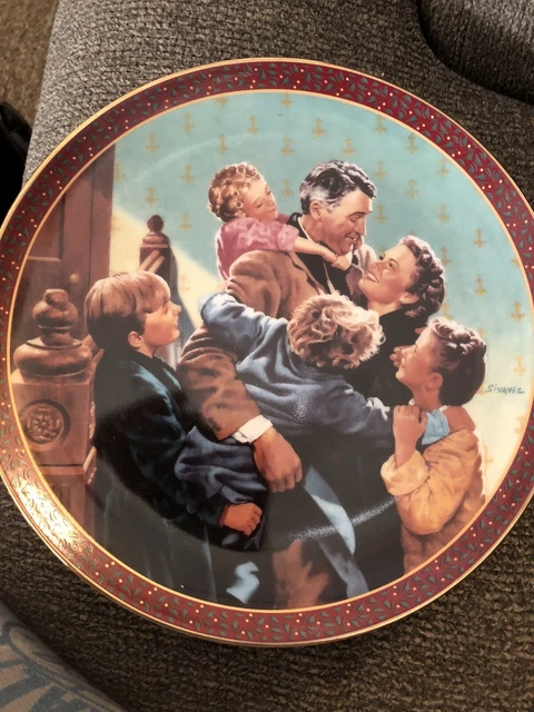 &IT’S A WONDERFUL Life" Welcome home Plate- 50th Anniversary Series ...