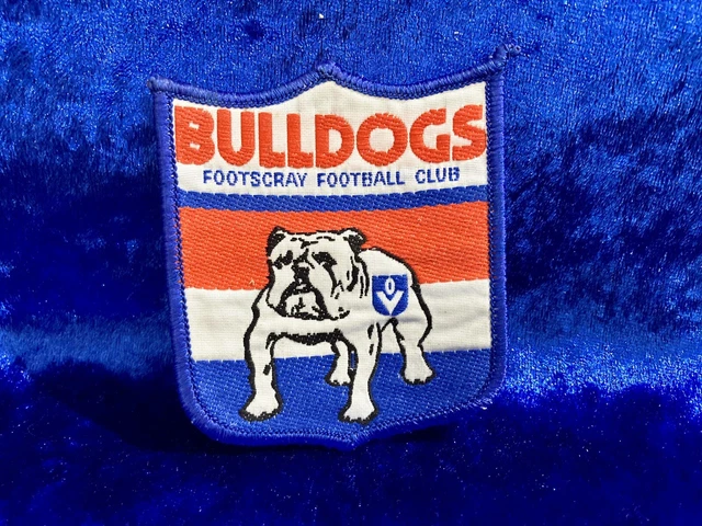 VINTAGE AUSTRALIAN CLOTH Patch - AFL Footscray Bulldogs Football Club ...