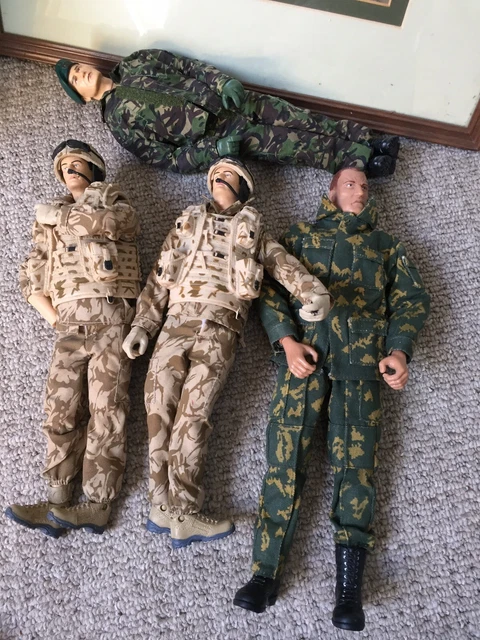 ACTION FIGURE JOB Lot X4 HM Armed Forces 21st Century Toys Military Lot ...