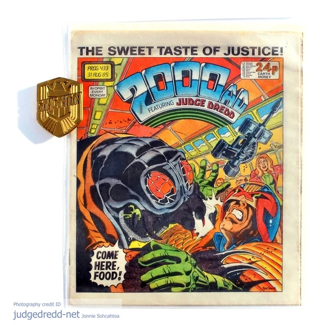 2000AD PROG 433 Judge Dredd Comic Book Issue Very Good to Excellent ...