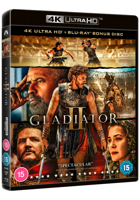GLADIATOR II (4K UHD Blu-ray) Fred Hechinger Yuval Gonen Lior Raz (US IMPORT) $78.17 - PicClick AU