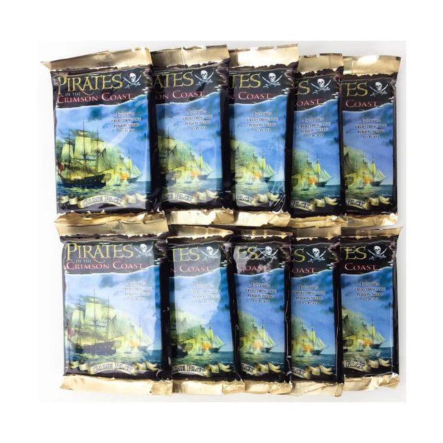WIZKIDS PIRATES CSG Pirates De La Côte Pourpre Pack (10 Packs) Neuf EUR ...