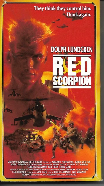 RED SCORPION DOLPH Lundgren VHS M. Emmet Walsh RARE EUR 3,42 - PicClick DE