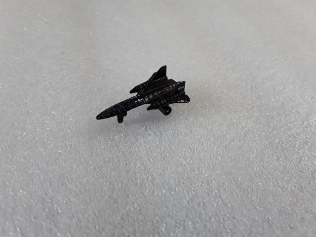 MICRO MACHINES Avion SR-71 Blackbird Mini fighter jet plane Galoob BOCS ...