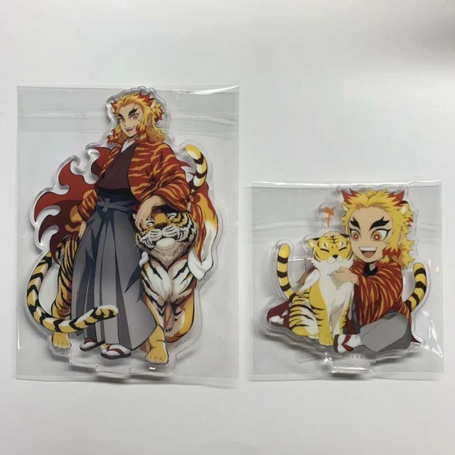 SET OF DEMON Slayer Year The Tiger Identity Sd Acrylic Stand Kyojuro ...