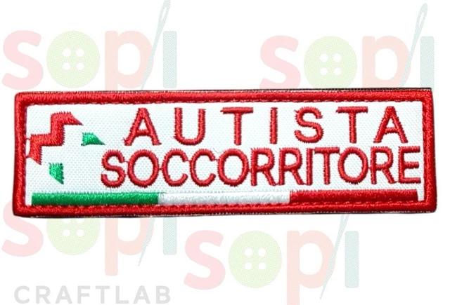 PATCH TOPPA ANPAS - AUTISTA SOCCORRITORE PERSONALIZZABILE con STRAPPO 10cmX3cm EUR 5,90 ...