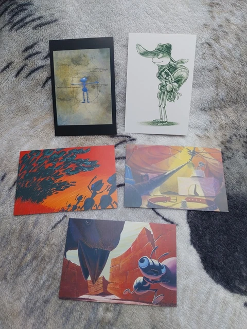 Disney Pixar A Bugs Life Concept Art Postcards £495 Picclick Uk