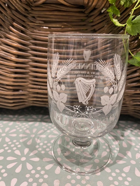 GUINNESS LIMITED EDITION Glass Bury And District Ball 1991 Vintage Rare ...