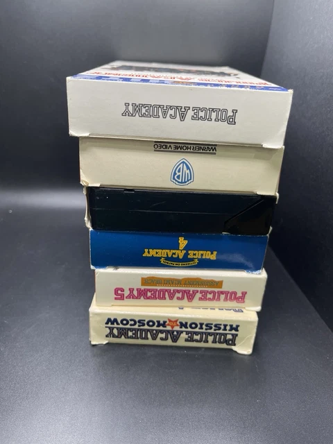 POLICE ACADEMY VHS LOT Movies 1,2,3,4,5,7 $42.00 - PicClick CA
