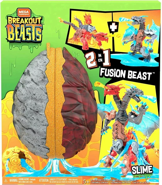 MATTEL MEGA BÂTIMENTS Œuf Collection Breakout Beasts Jeu Créatif ...