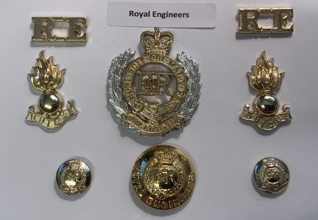 BRITISH ARMY CAP & Collar Badges, Titles, Buttons - Corps of Royal ...