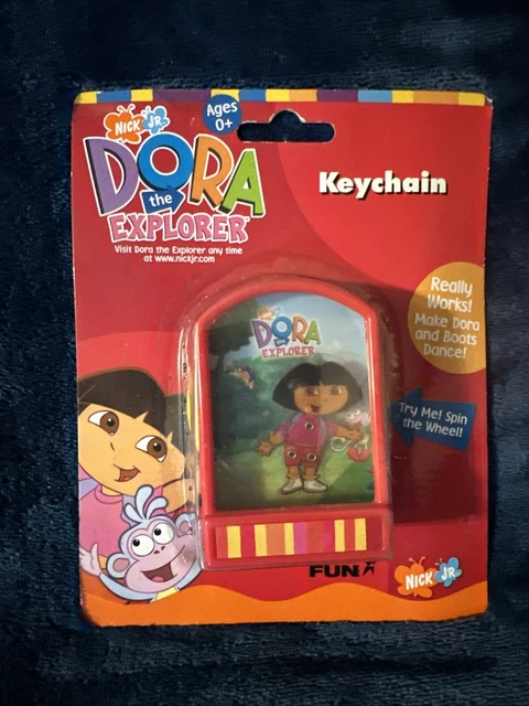 VTG NICK JR Dora the Explorer DORA Keychain Back Pack Clip NEW 2002 $19 ...