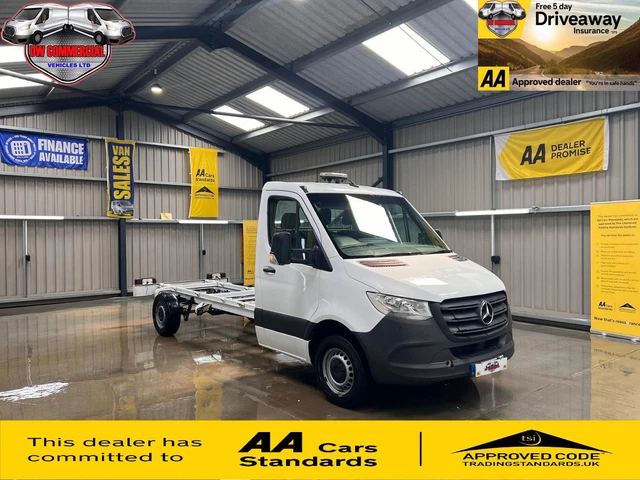 2020 20 REG Mercedes Sprinter 316 CDI L3H1 LWB Chassis Cab 6 Speed Eu6 ...