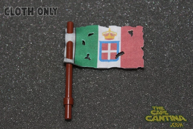 FOR MINIFIGURE FLAG WW2 World War 2 Royal Italian Army Italy Flag ...