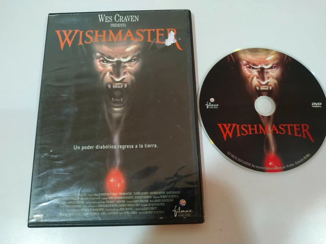 WISHMASTER WES CRAVEN Terror - DVD Slim Spanish English £16.01 ...