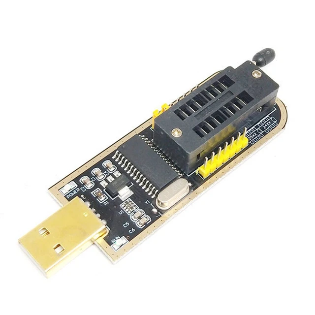 CH341A USB PROGRAMMER for SOIC8 SOP8 EEPROM Flash BIOS 3 Power Supply ...