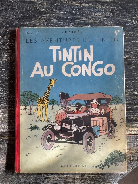 TRÈS RARE TINTIN AU CONGO DOS ROUGE 1946 BE+ EUR 850,00 - PicClick FR