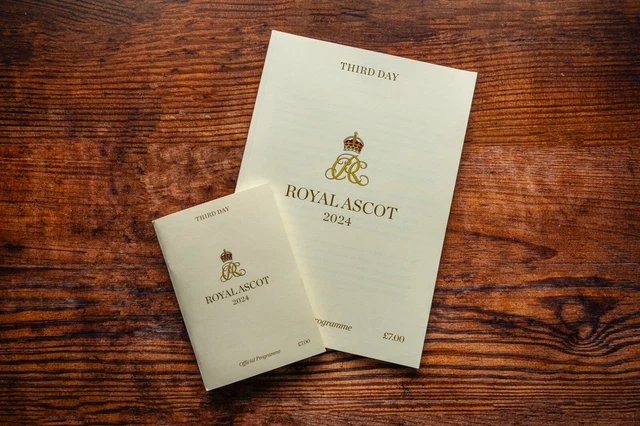 ROYAL ASCOT 2024 Official Programme, Race card, Large & Small version ...