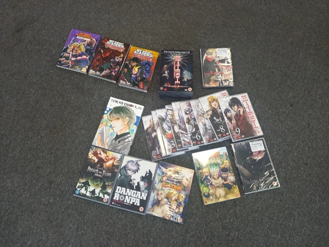 ANIME BUNDLE DVD/BOOK a.o.t/death note/mha/naruto EUR 19,05 - PicClick IT