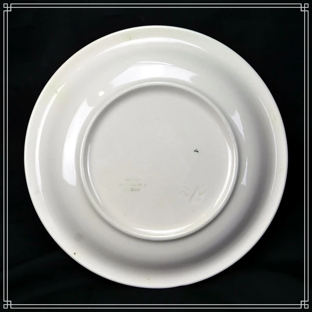 ORIGINALE ASSIETTE EN Faience Art Deco De Tours Gustave Asch Sainte ...