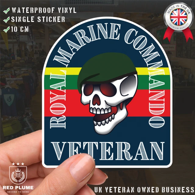 ROYAL MARINE COMMANDO Stickers Old School Tattoo Style Veteran £4.13 ...