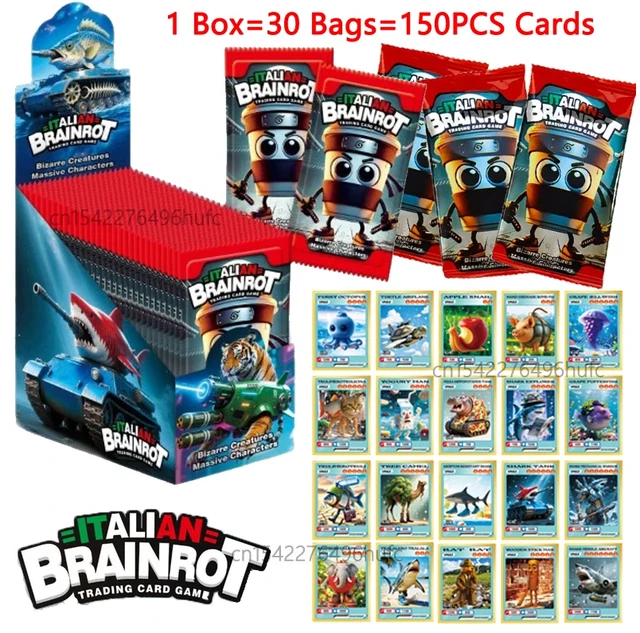 SKIFIDOL ITALIAN BRAINROT Box Da 30 Bustine 150 Cards EUR 39,90 ...