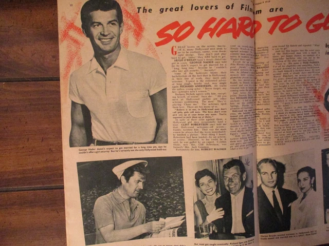 8/9/1958 PICTUREGOER MAG(MICKEY HARGITAY/VANDA HUDSON/HUGH O'BRIAN ...