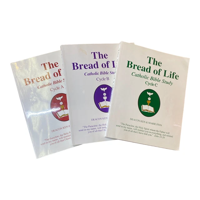 THE BREAD OF Life Catholic Bible Study Cycle A B C Book Set Advent ...