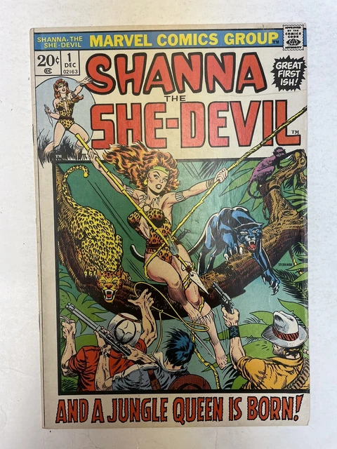 SHANNA THE SHE-DEVIL #1 Origine et 1ère apparition de Shanna 1972 ...