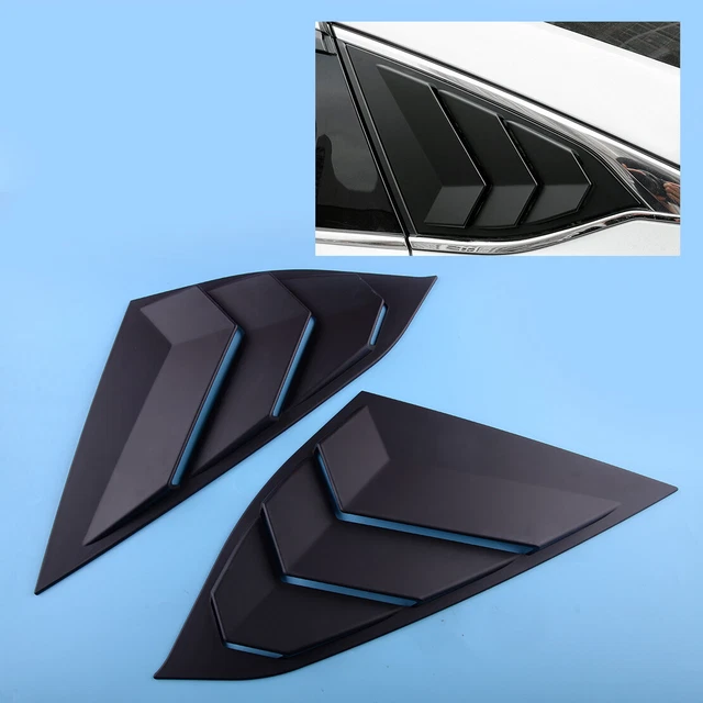 ABS MATT BLACK Side Vent Window Quarter Louver Fit For Honda Accord 18 ...