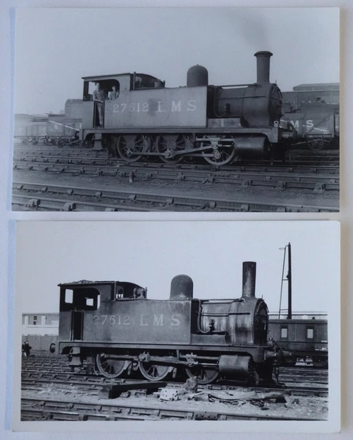 2 LMS EX NLR 1F 0-6-0T Loco Photos - ex North London Railway - Lot 1971 ...