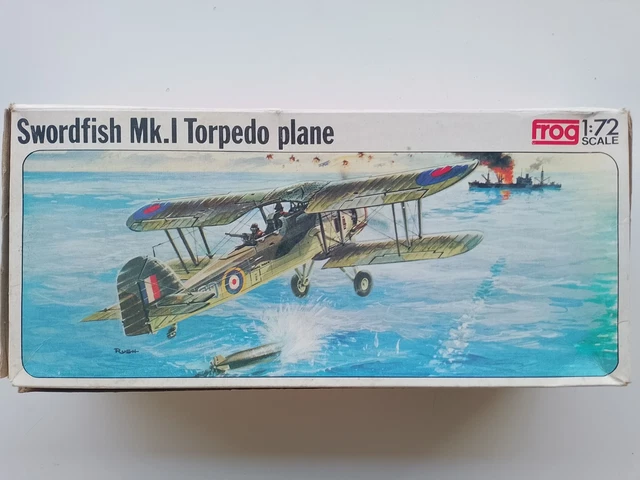 FROG F258 AU 1/72° SWORDFISH MK.I TORPEDO PLANE Contenu Vérifié EUR 19 ...