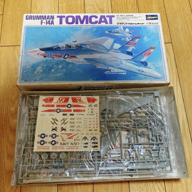 HASEGAWA GRUMMAN F14A Tomcat 1/72 SCALE TOMCAT No.24194 £56.60 ...