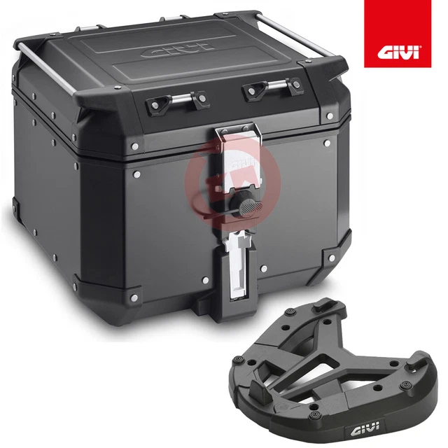 GIVI TOP-CASE OUTBACK OBKN42B + Set Plaque SR2133 M7 Yamaha Tmax 530 ...