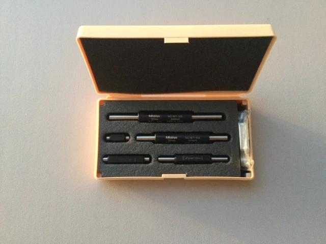 MITUTOYO METRIC MICROMETER Setting Standards Rods Set 25mm - 125mm £50. ...