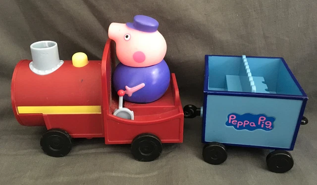 PEPPA PIG GRANDPA Pigs Train with Carriage 2003 £5.99 - PicClick UK