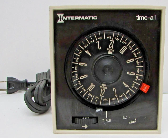 VINTAGE INTERMATIC Time-All electric timer model E911-16 made in USA ...