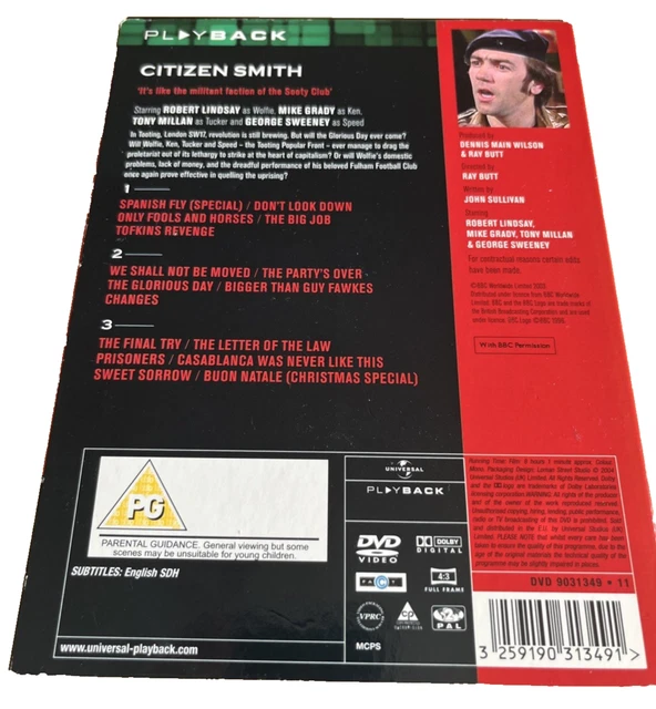 CITIZEN SMITH SERIES 3 & 4 In Card Sleeve DVD Robert Lindsay BBC £9.99 ...