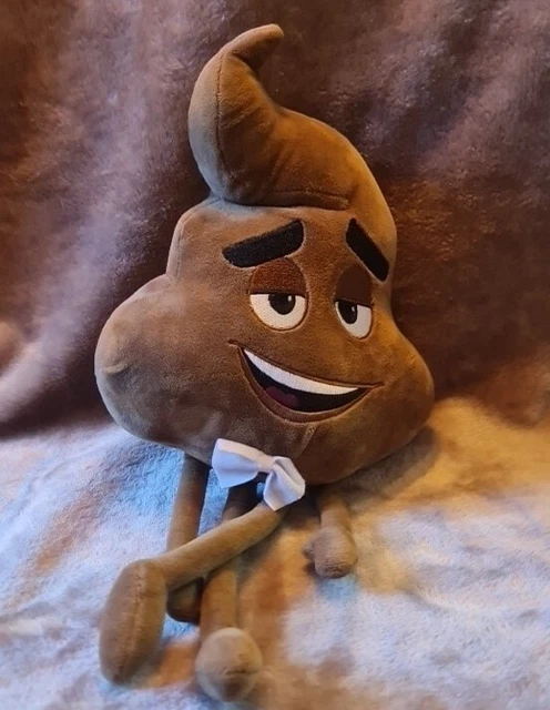 THE EMOJI MOVIE Stuffed Bean Plush Mr Poop Turd Pile Dung DoDo Softee ...