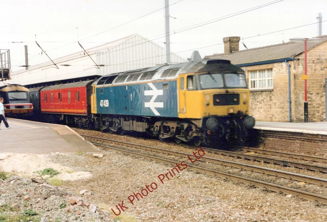 RAILWAY PHOTO 6X4 Class 47 47439 Parcels Train Warrington Bank Quay ...
