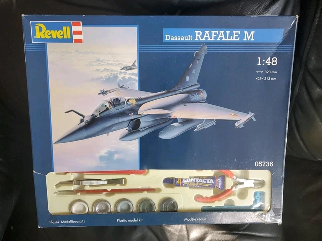 REVELL DASSAULT RAFALE M 1/48th scale model set including tools and ...