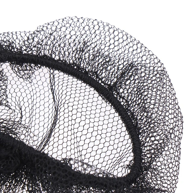 LADIES SOLID PLAN Black Hair Bun Cover Snood Net Ballet Women Dance ...