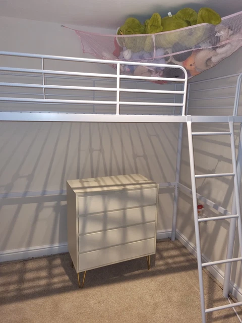 HIGH SLEEPER BED Single Loft Bed £42.30 - PicClick UK