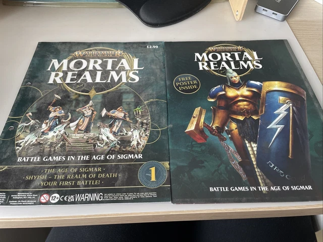 GAMES WORKSHOP WARHAMMER Age of Sigmar Mortal Realms Issue 1 Magazine ...