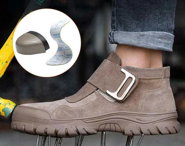NEW MENS WOMENS Lightweight Safety Shoes Steel Toe Cap Work Boots ...