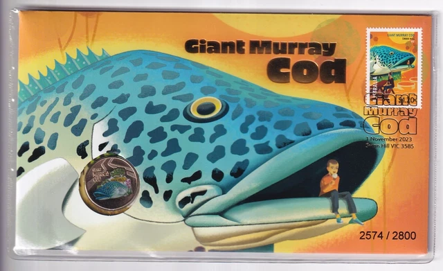 AUSTRALIAN PNC: 2023 $1 Impressions Aussie Big Things Giant Murray Cod Coin .. EUR 122,33 ...