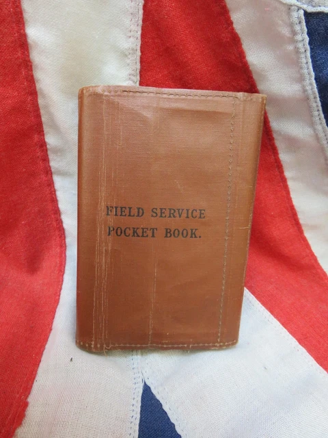 PRE WWII BRITISH Army Military Field Service Pocket Book Manual 1926 ...