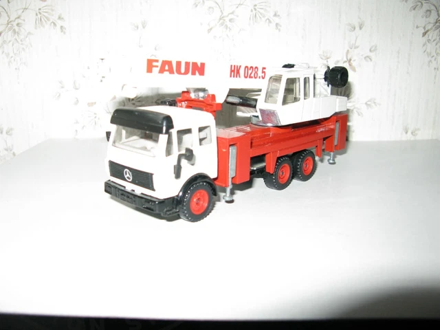 SIKU LKW MERCEDES SK Kranwagen Montagekran FAUN EUR 22,90 - PicClick DE