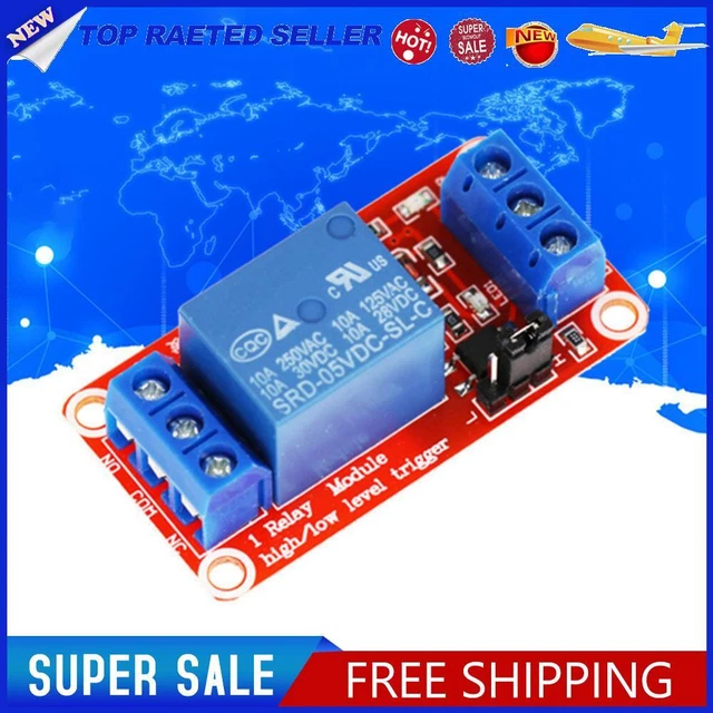 1/2/4/8 CHANNEL RELAY Switch Module with Optocoupler 5V 12V 24V (1 ...